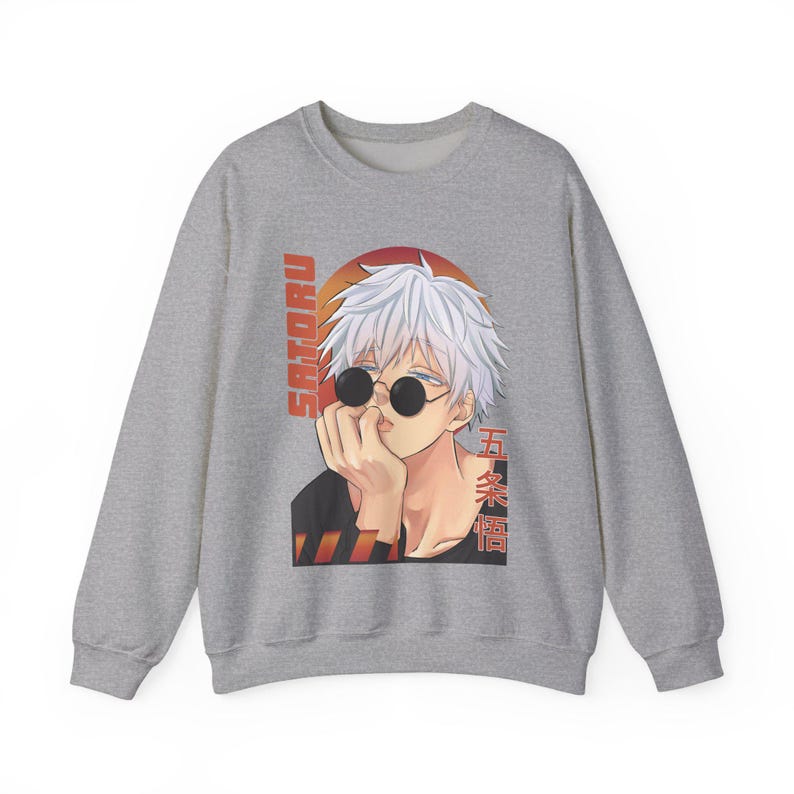 Anime Satoru Gojo JJK Japanese Manga Sweatshirt - Etsy