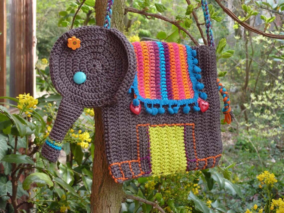Elephant Purse Crochet Pattern - Etsy