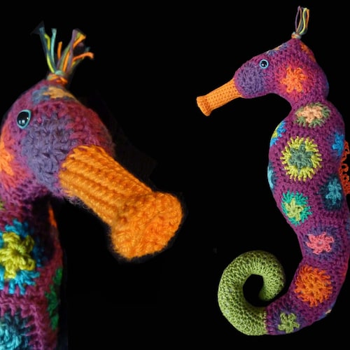 Seahorse Amigurumi Crochet Pattern PDF Instructions 001 - Etsy
