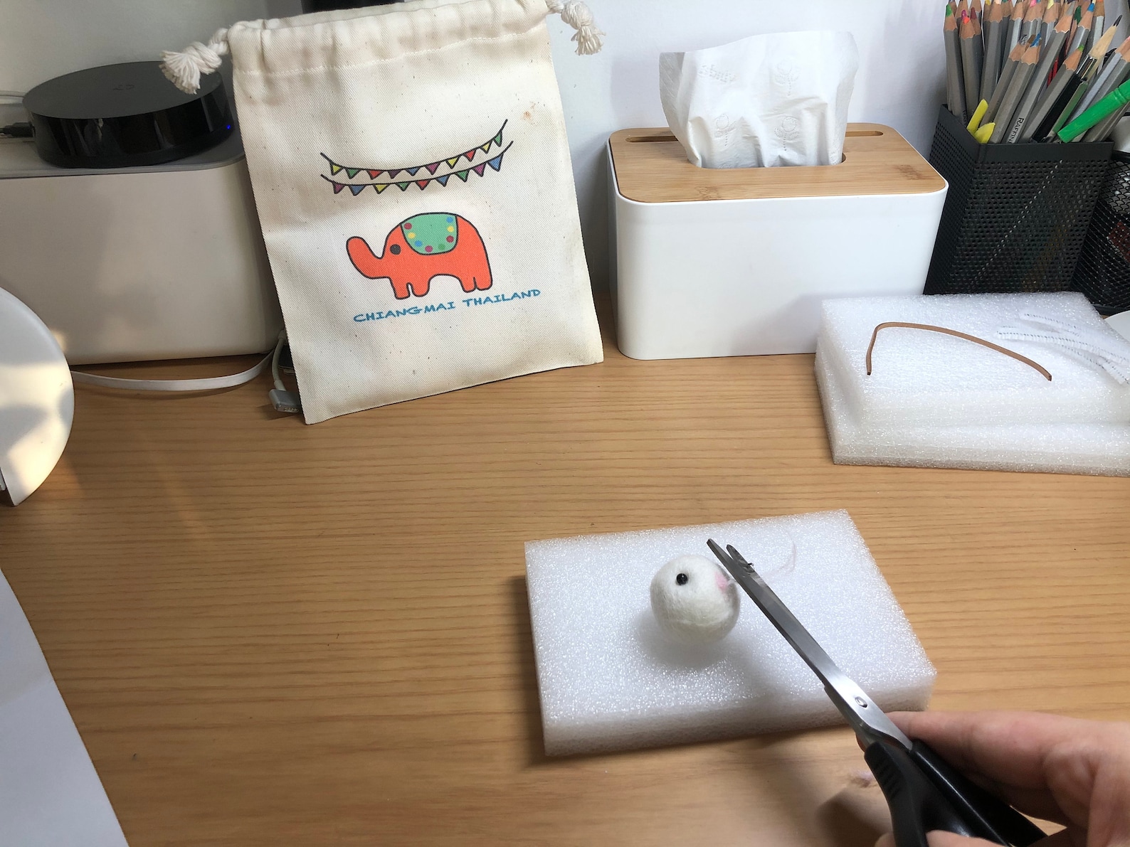 Pdf-how to DIY Needle Wool Felt Super Cute Mouse Needle Felt Kit ...