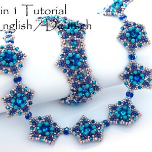 Beading Pattern - 2 in 1 Beading Tutorial Necklace - Choker - Bracelet ...