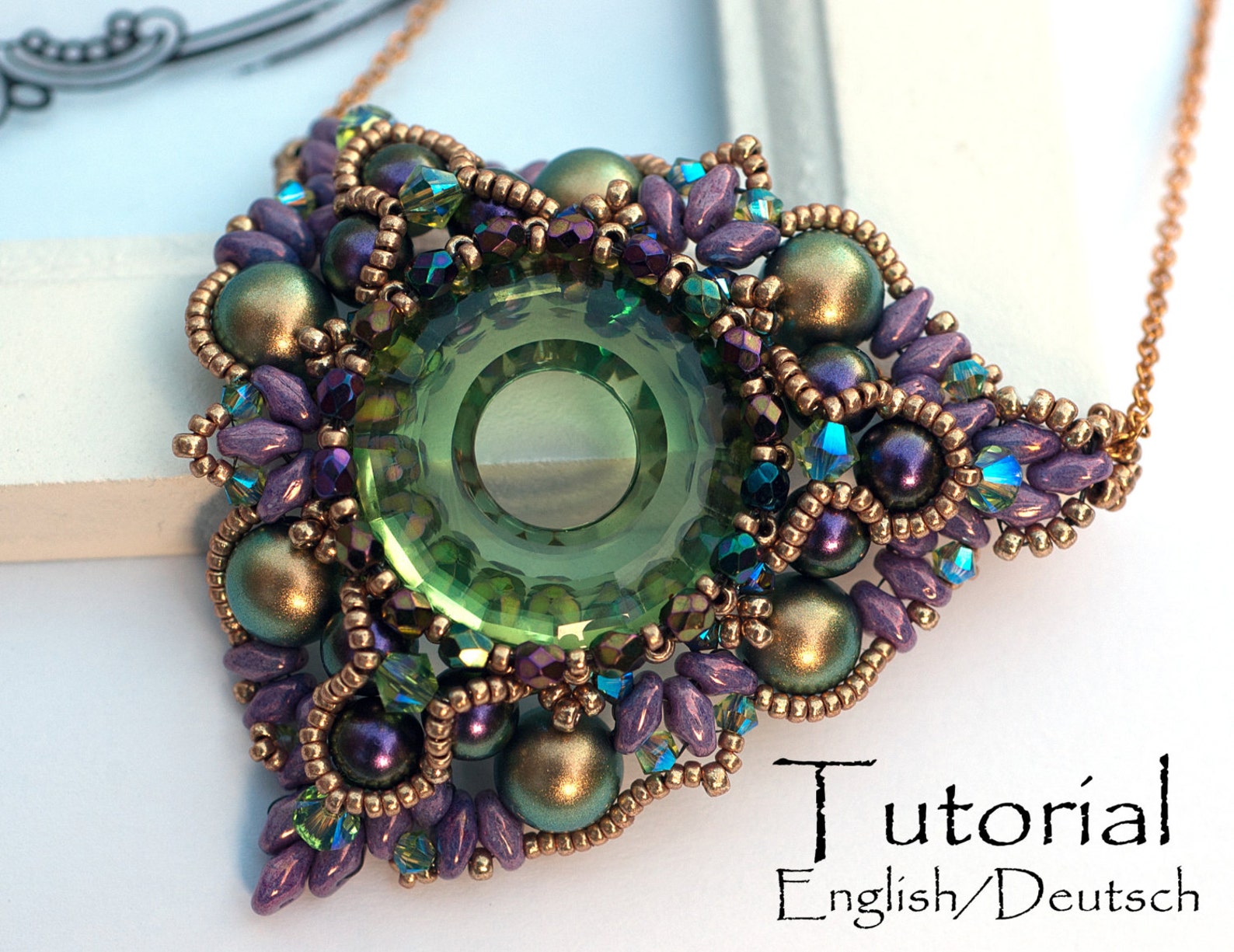 Beading Pattern - Beading Tutorial Pendant "rising Star" - Etsy