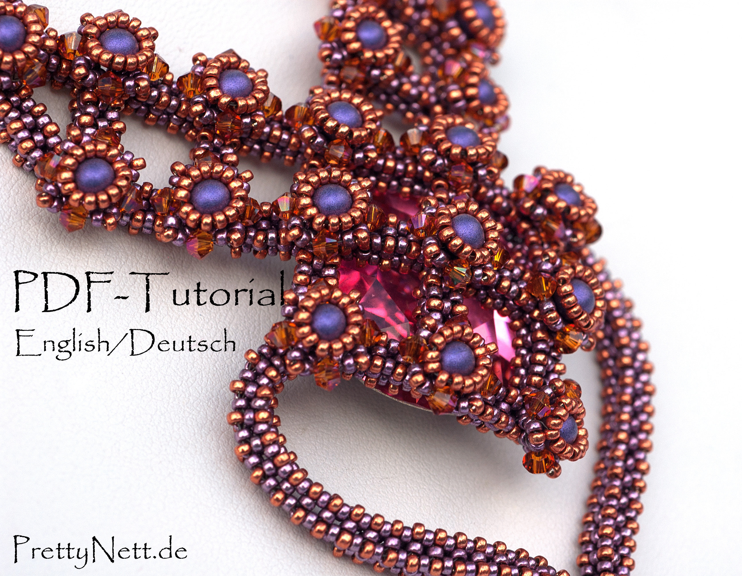 Beading Pattern - Beading Tutorial for Necklace "lady Malvasia" - Etsy