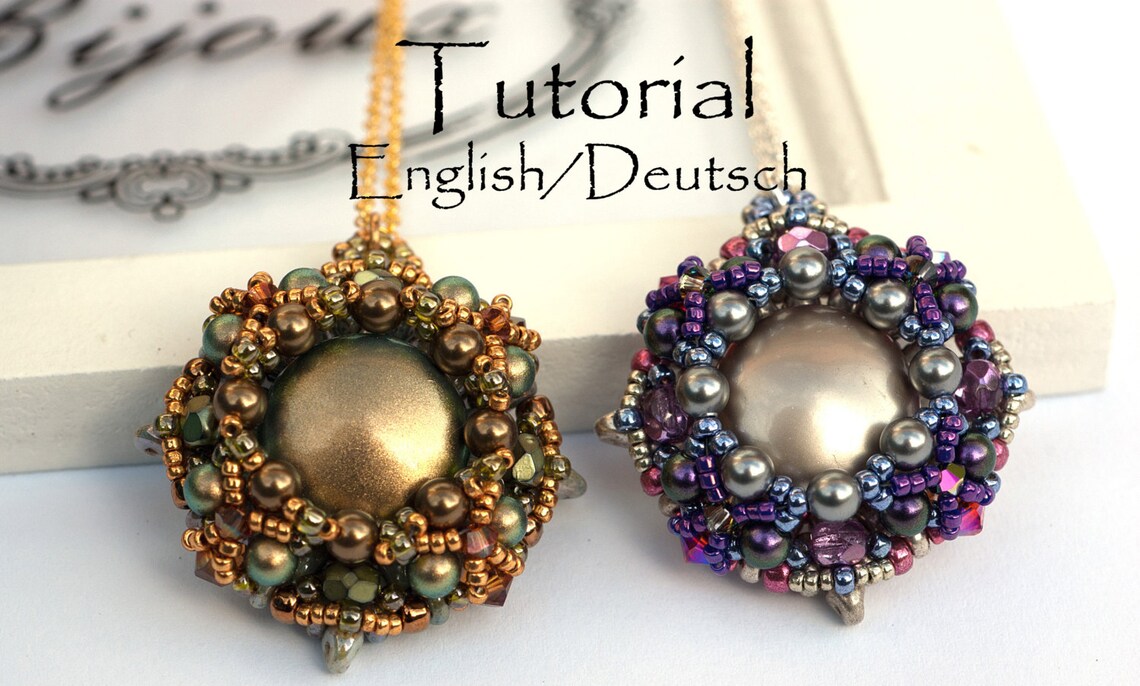 Buy Beading Pattern Beading Tutorial Pendant Rondo Online in India - Etsy