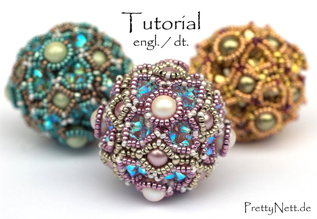 Beading Pattern - Beading Tutorial for Pendant "sabine" - Etsy