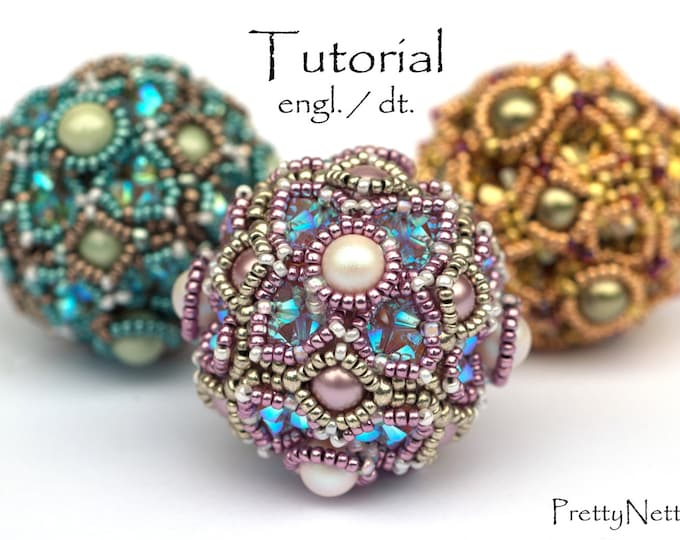 Beading Pattern Beading Tutorial for Pendant - Etsy