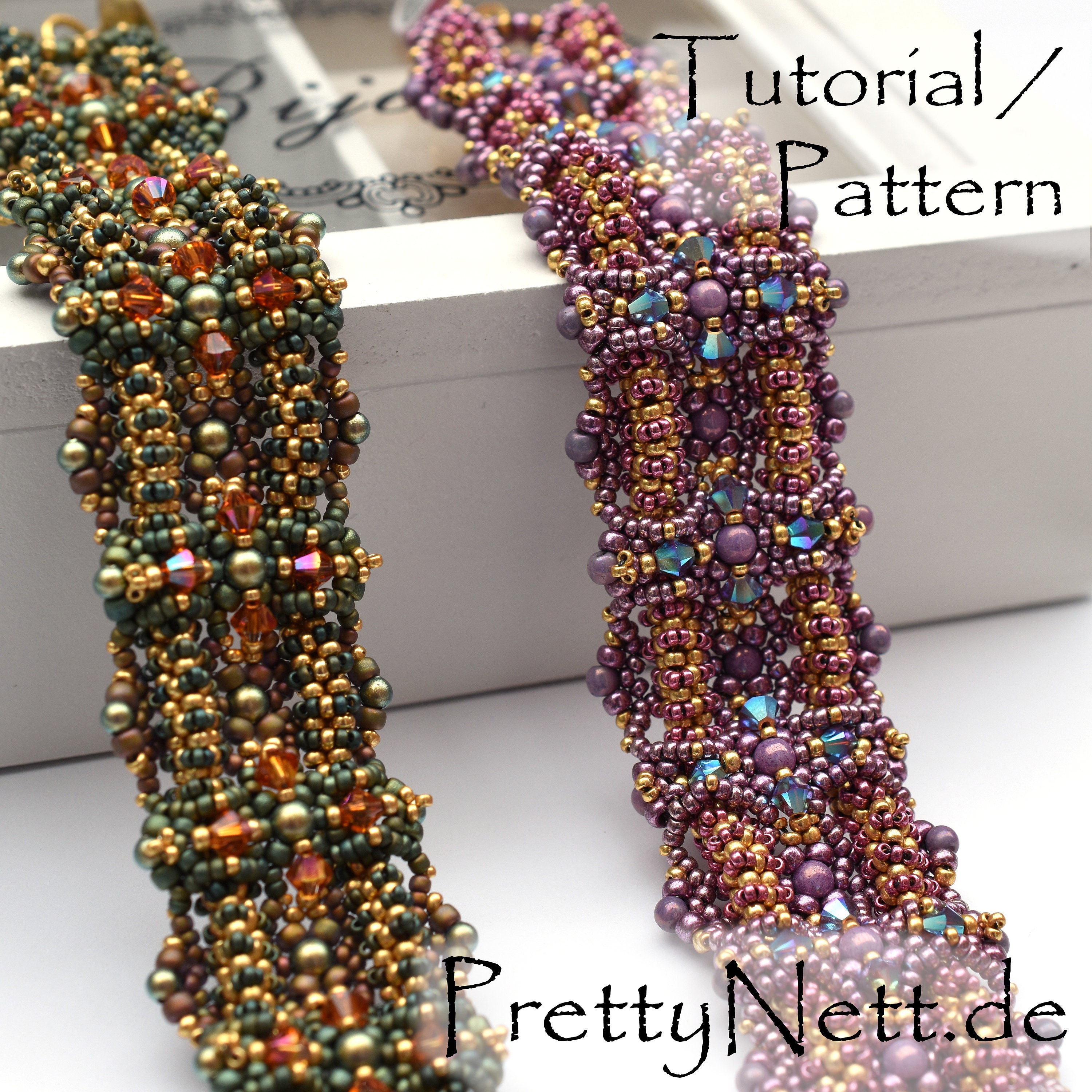 Beading Pattern - Beading Tutorial for Bracelet "upanddown" - Etsy