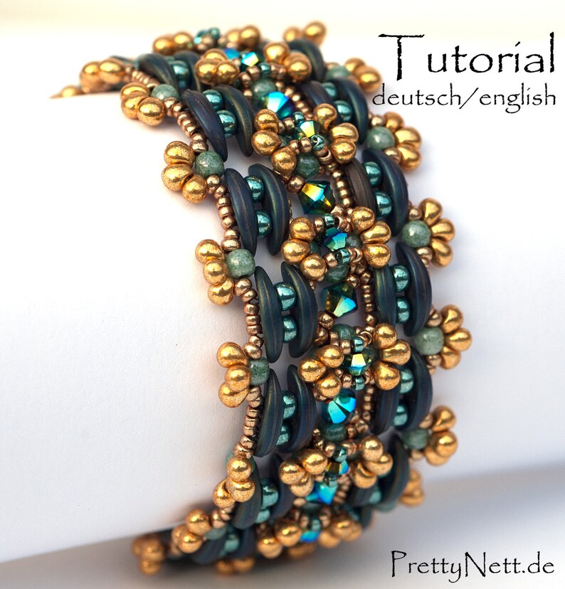 Beading Pattern Beading Tutorial Bracelet hillside - Etsy