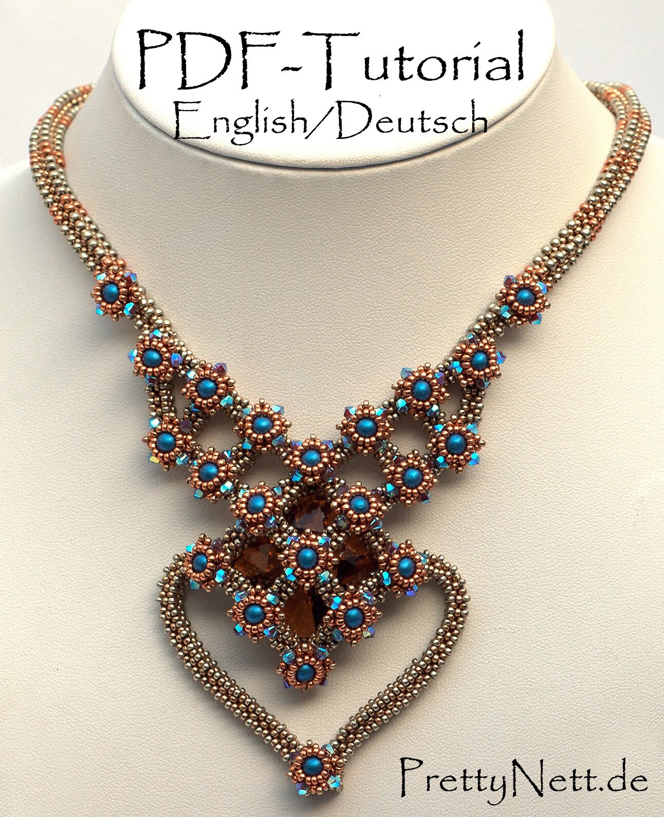 Beading Pattern - Beading Tutorial for Necklace "lady Malvasia" - Etsy
