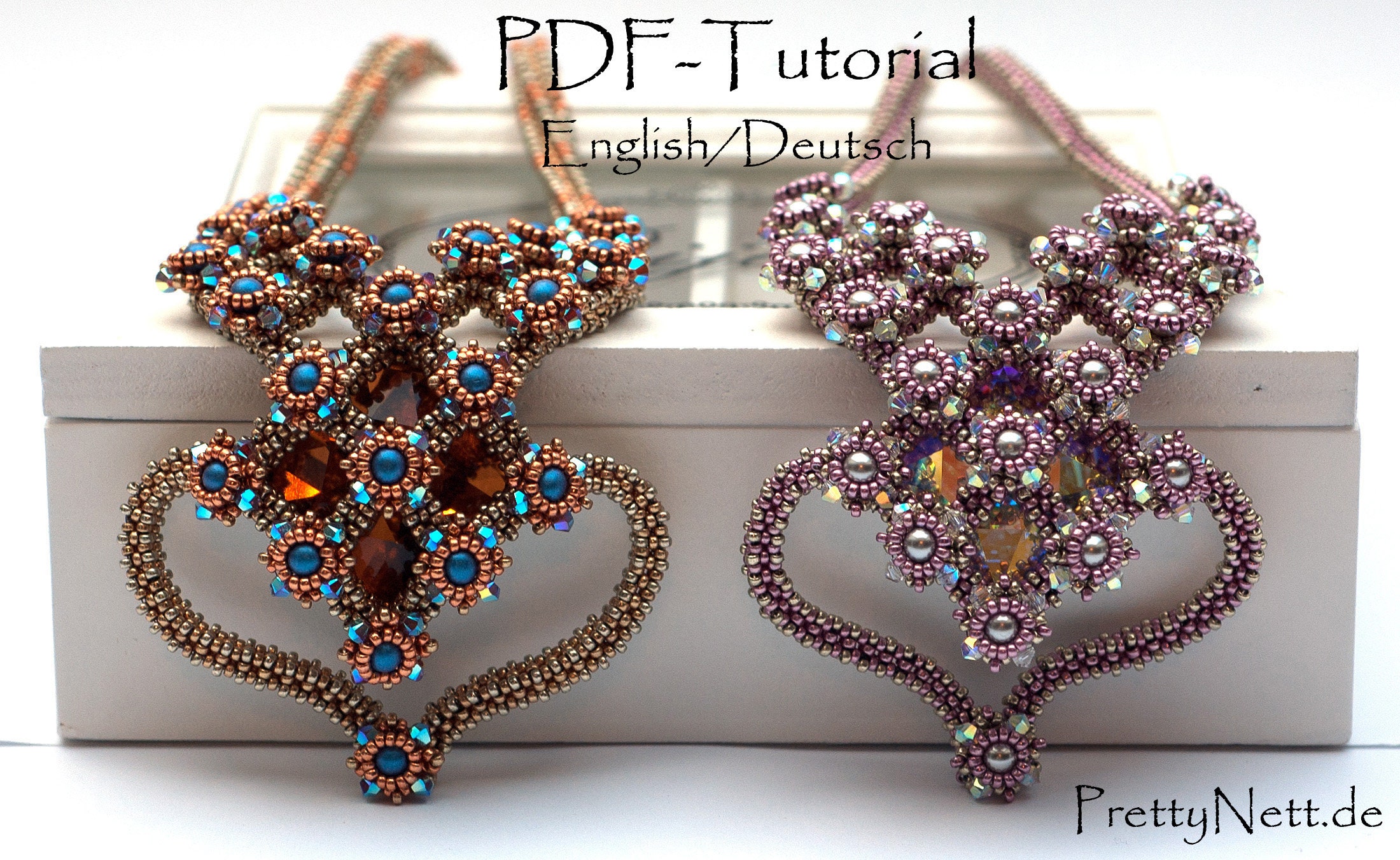 Beading Pattern - Beading Tutorial for Necklace "lady Malvasia" - Etsy