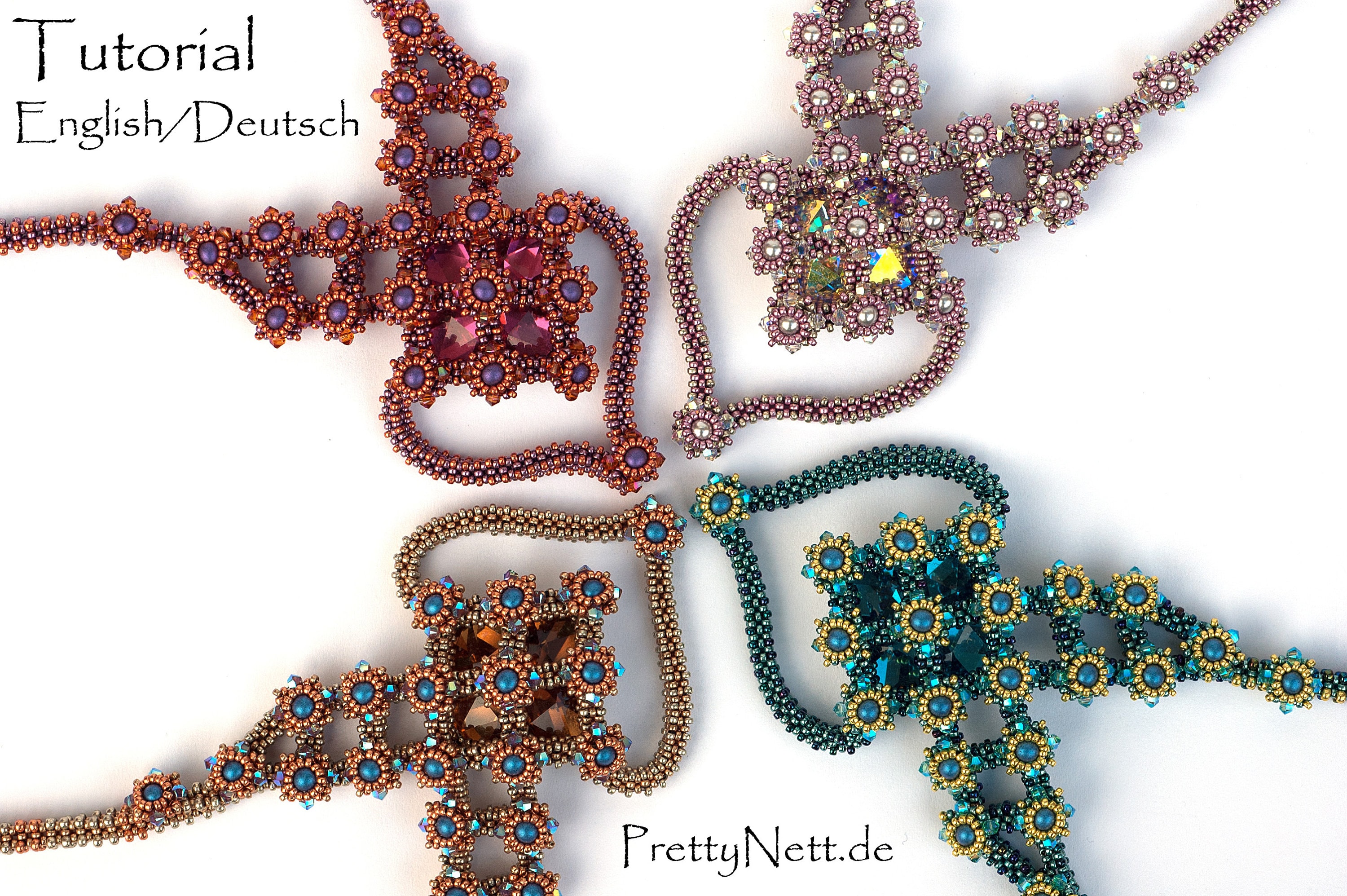 Beading Pattern - Beading Tutorial for Necklace "lady Malvasia" - Etsy