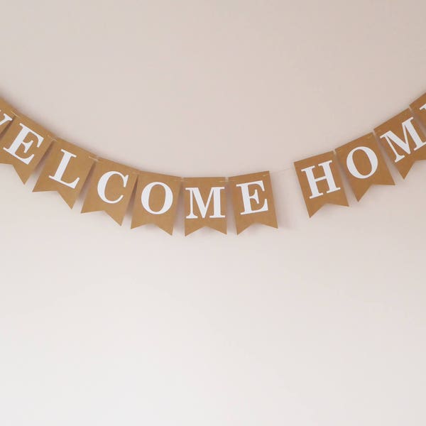 Welcome Home Banner - Etsy