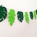 Monkey Leaf Garland for Tropical, Jungle, Safari, Forest Birthday Party ...