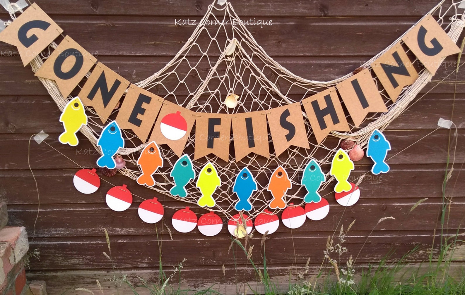 Gone Fishing Banner the Big One Fishing Birthday Fishing | Etsy