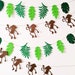 Monkey Leaf Garland for Tropical, Jungle, Safari, Forest Birthday Party ...