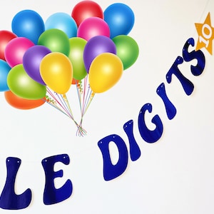 Double Digits 10th Birthday Personalised Party Banner Decoration for ...