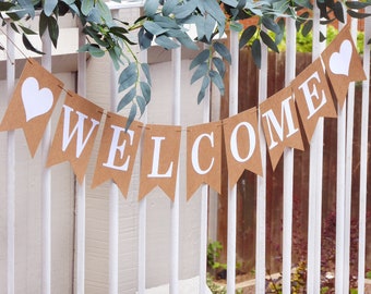Welcome Home Bunting Banner Sign Homecoming Party | Etsy UK