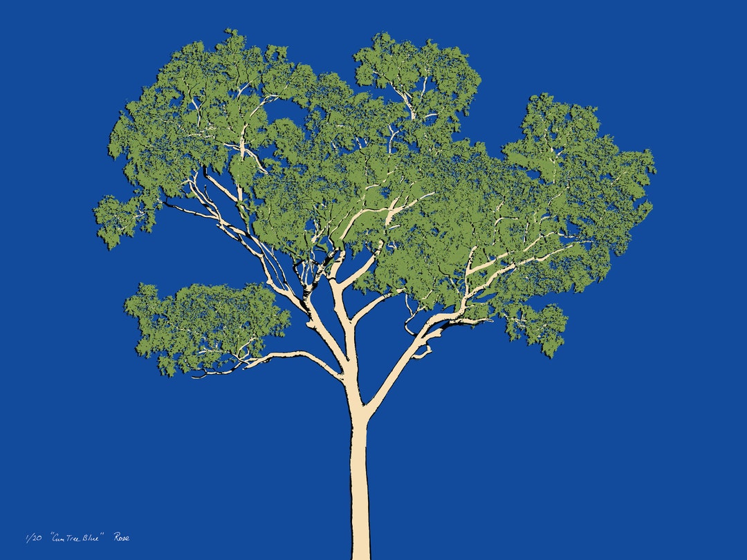 Nature Wall Art Native Gum Tree Simple Australian New Media - Etsy