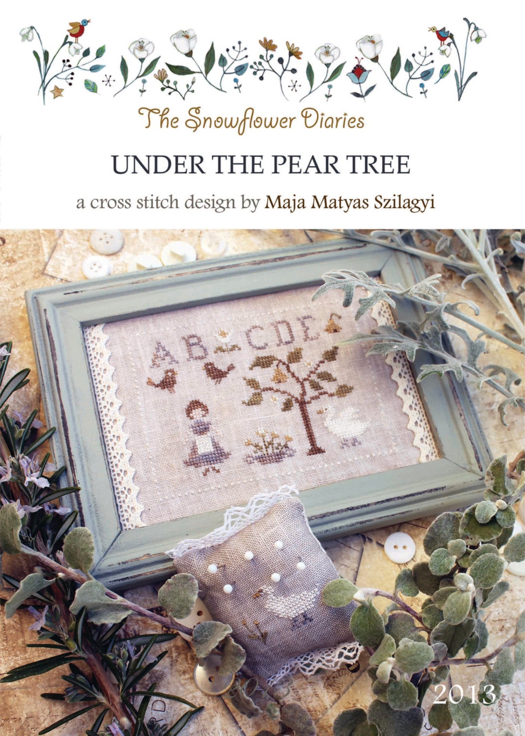 Under the Pear Tree - Cross Stitch Pattern, Instant Download, the ...