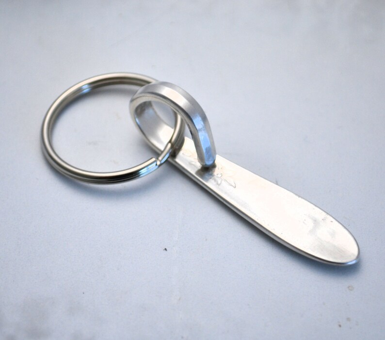 Spoon Key Chain Stamped Spoon Key Ring Vintage Spoon Handle Keychain ...