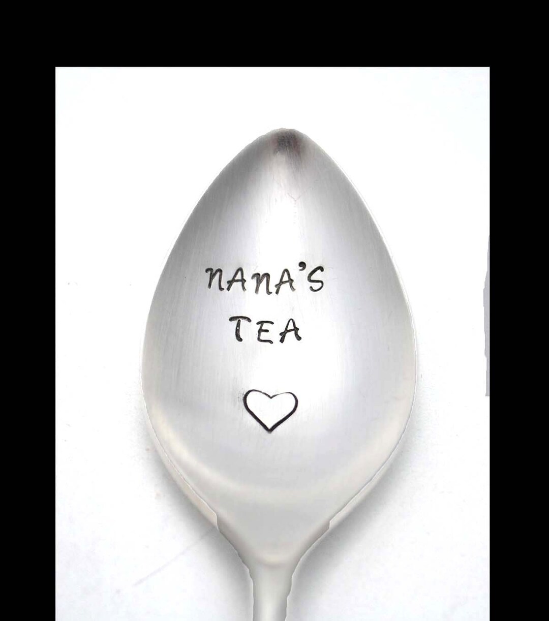 Nana's Tea Spoon: Vintage Silverware, Hand Stamped Teaspoon - Etsy