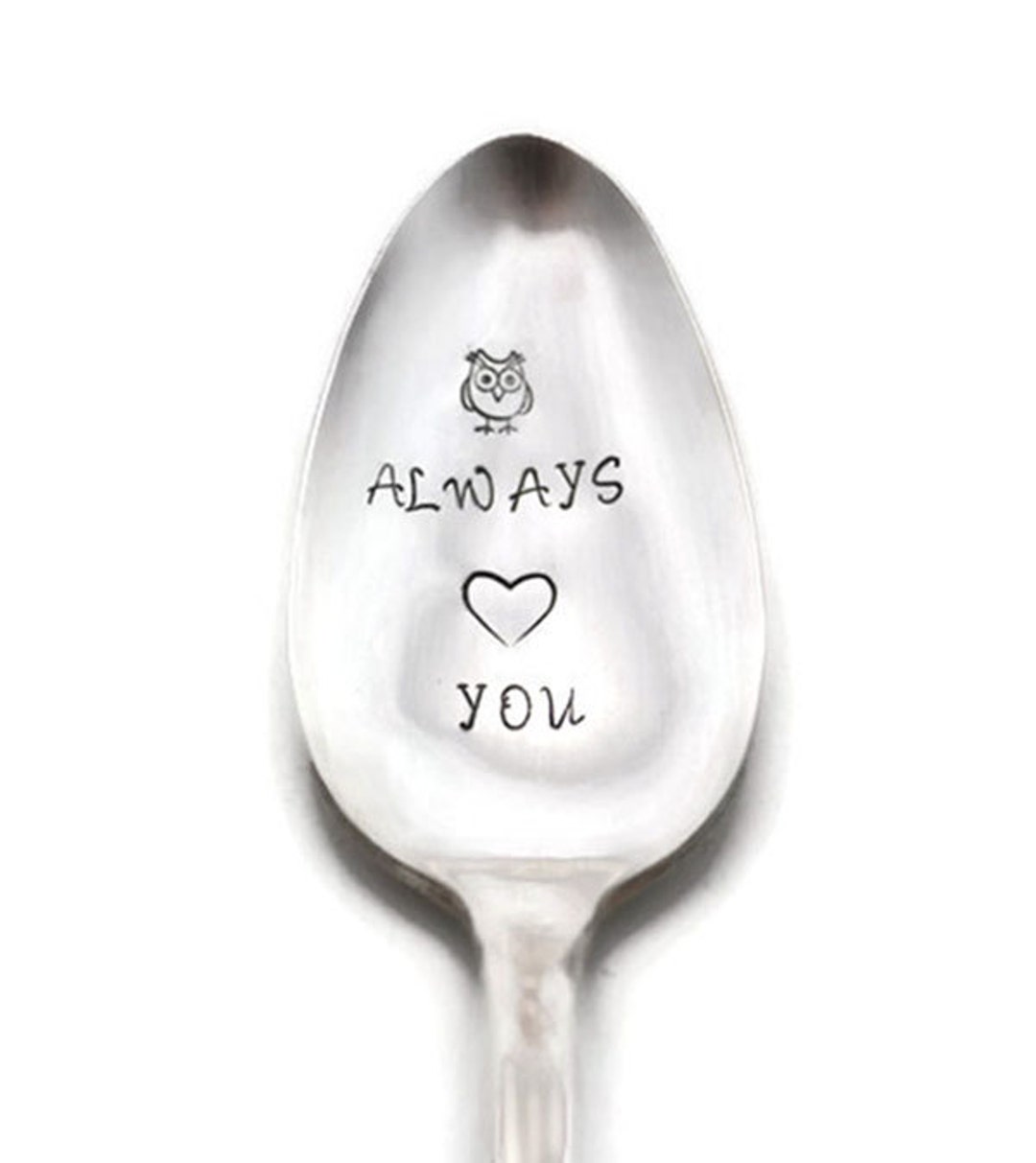 Stamped Spoon, Owl Always Love You, Gifts Under 15 - Vintage ...