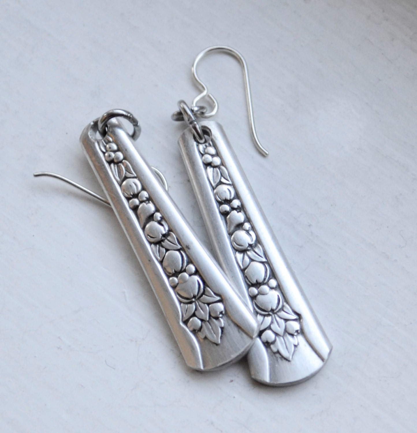 Spoon Handle Earrings With Stainless Steel Ear Wires - Etsy