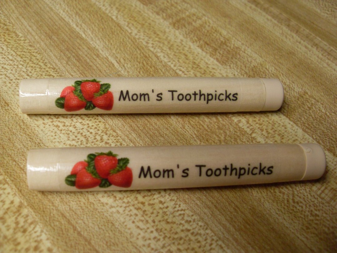 PERSONALIZED GIFT Custom Color Portable Travel Toothpick Holder STUBES ...