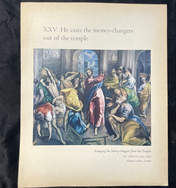 El Greco Christ Driving The Money Changers From The Temple