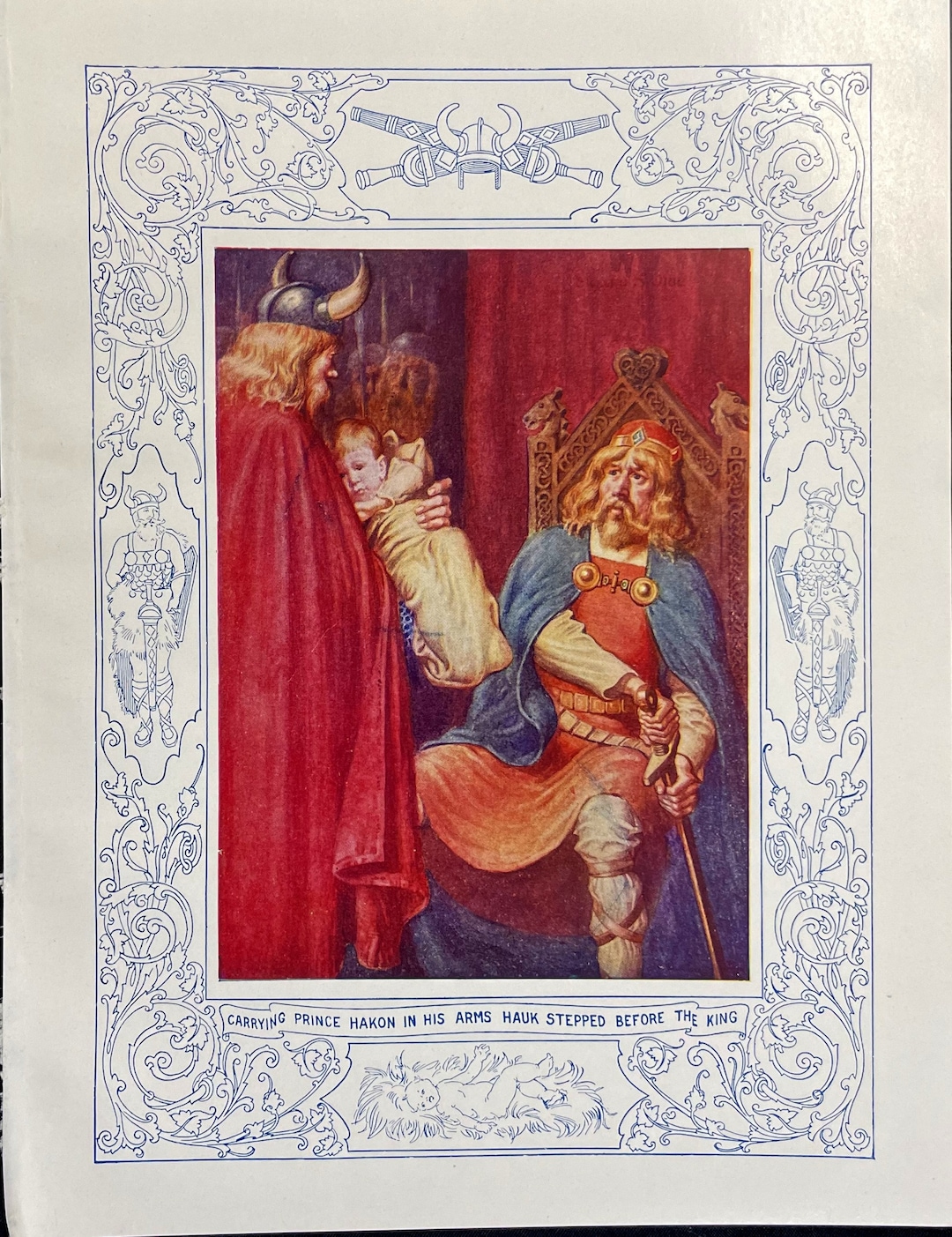 Viking Hauk King Hakon's Son & English King Athelstan Monro S Orr 1927 ...