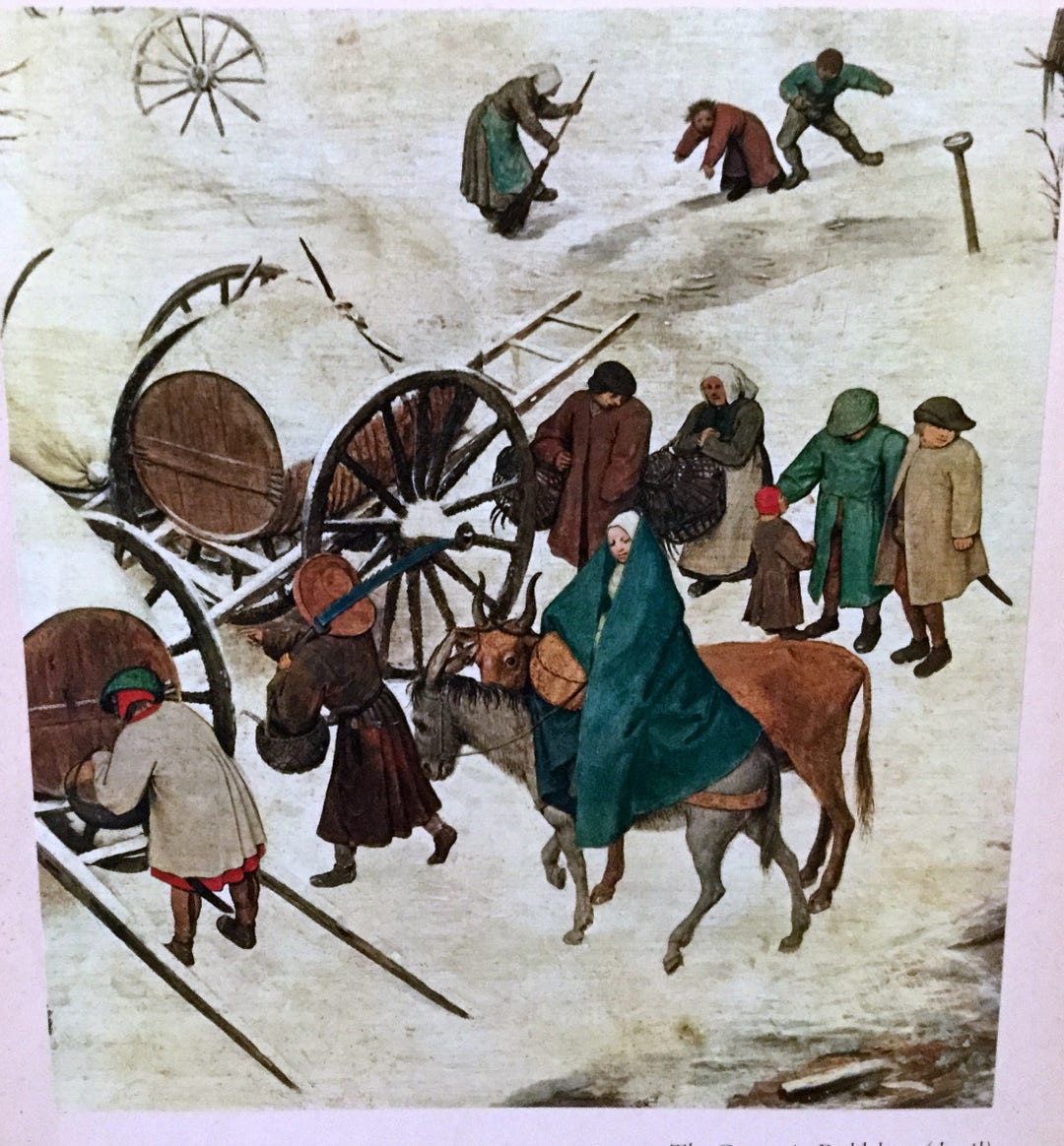 The Census at Bethlehem Bruegel Christian Art 1957 Photogravure ...