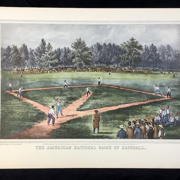 CURRIER & IVES Winter in the Country A Cold Morning George Henry Durrie ...