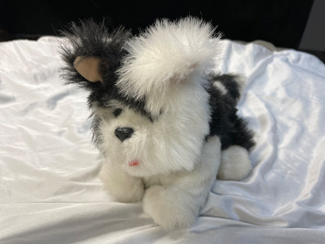 Furreal Friends Newborn Black White Puppy Interactive Plush Hasbro - Etsy