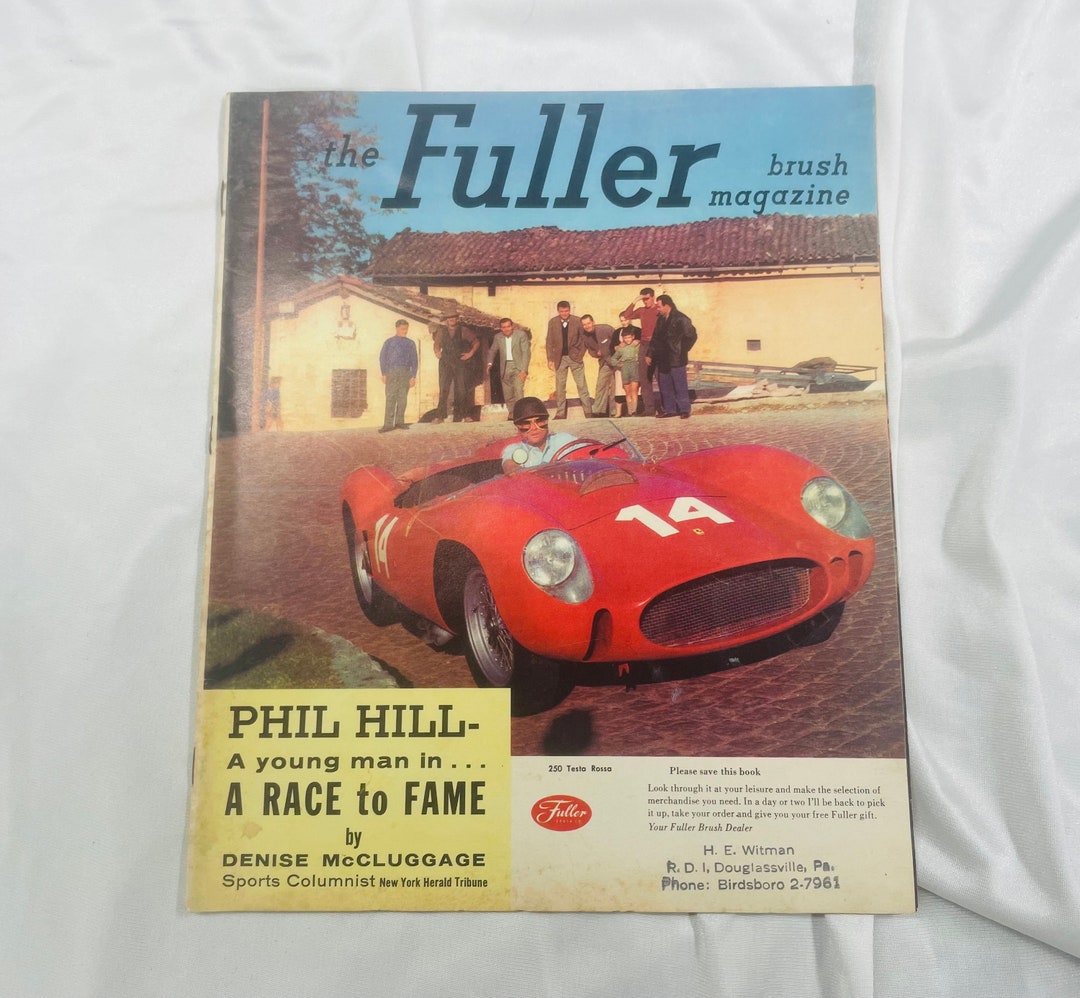 The Fuller Brush Magazine Phill Hill & Ferrari Testa Rossa Cover 1959 ...