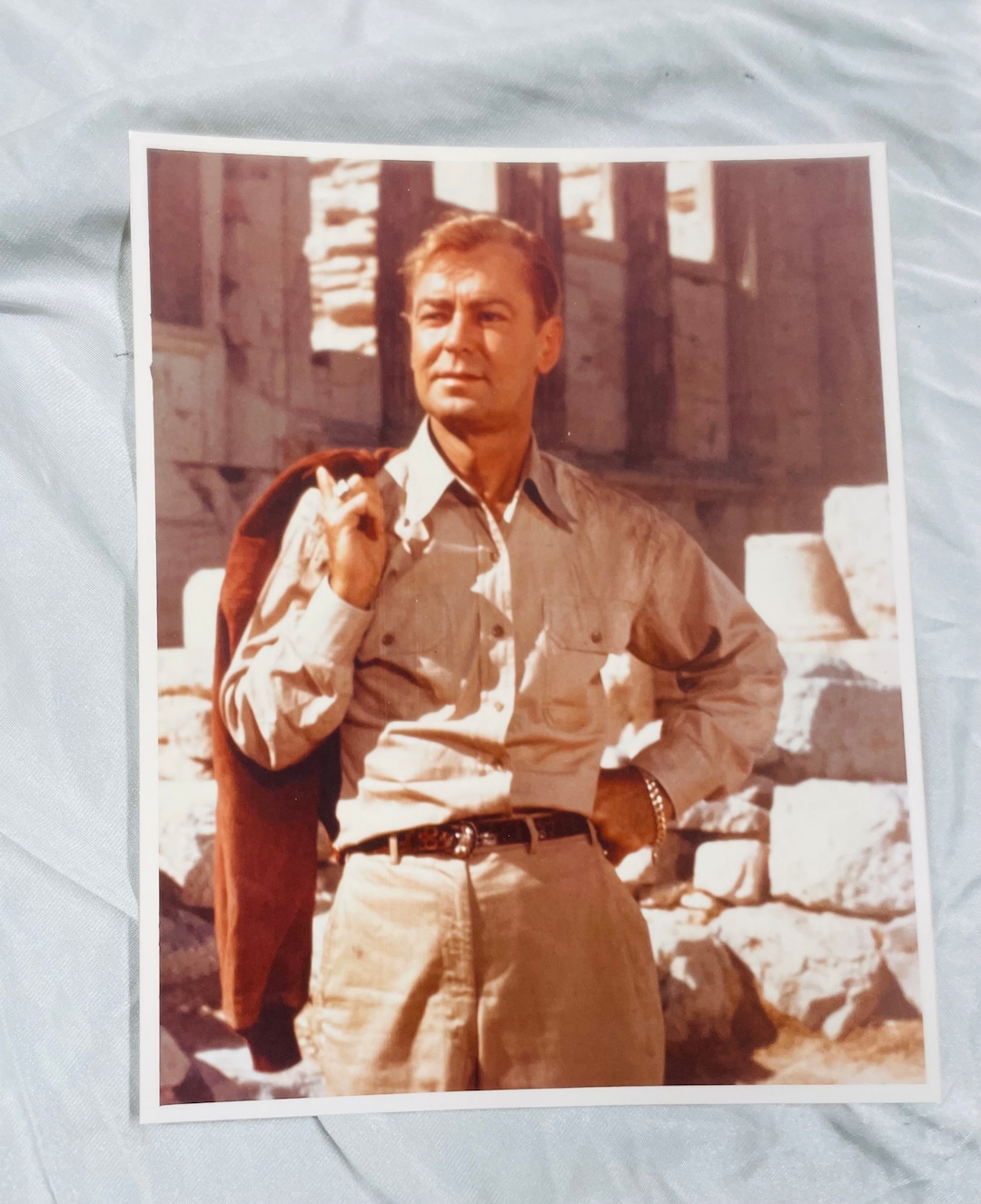 ALAN LADD Vintage 1950s Studio Color Still Photo Boy on a Dolphin - Etsy