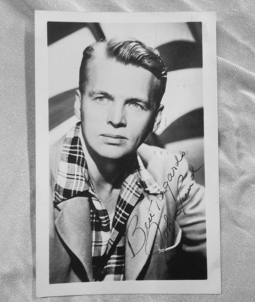John Lund Autograph Movie Star 1947 Hollywood Signed Photo Postcard - Etsy