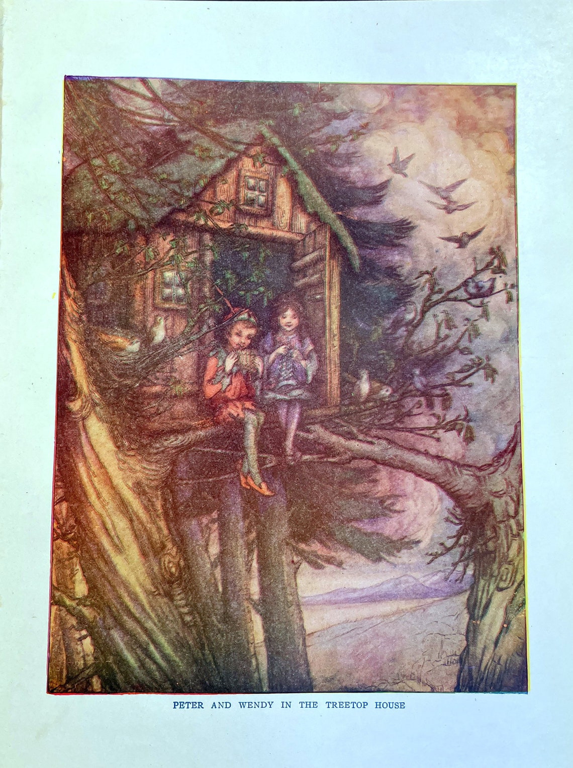 Peter Pan Wendy Treetop House Vintage Children's Nursery - Etsy