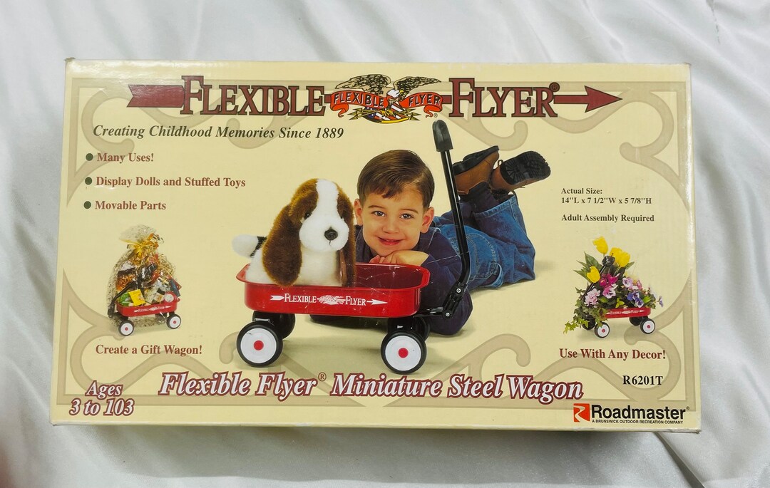 Miniature Roadmaster Flexible Flyer Wagon - Etsy
