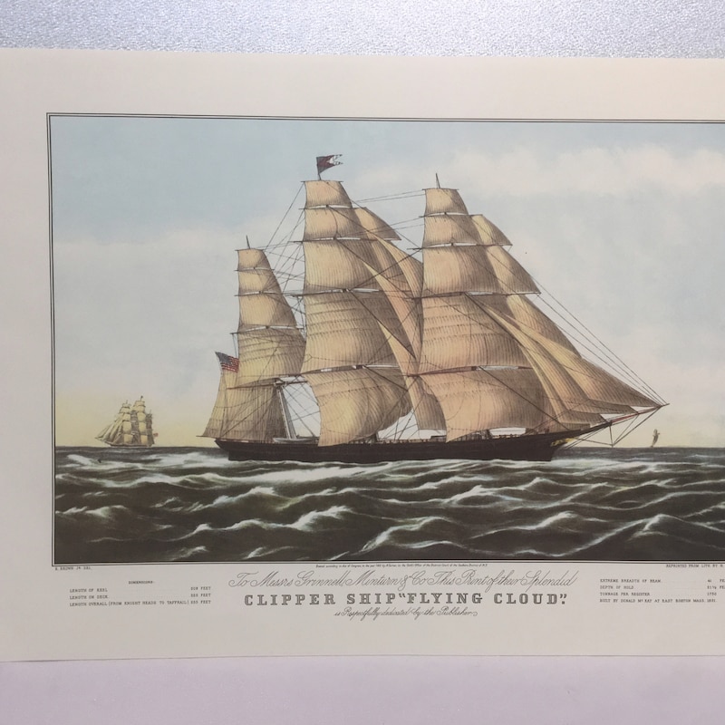 Paintings of Clipper Ships - Etsy