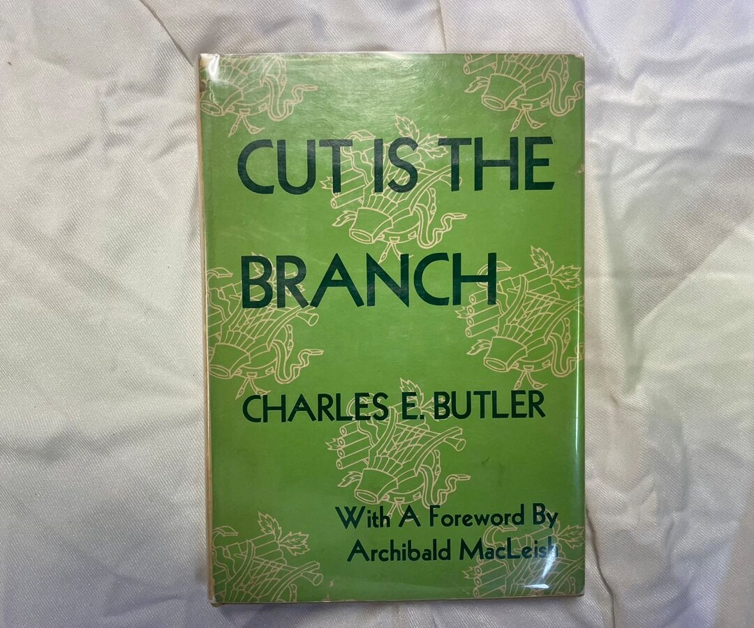 Charles Edward BUTLER / CUT is the BRANCH 1st Edition 1945 - Etsy