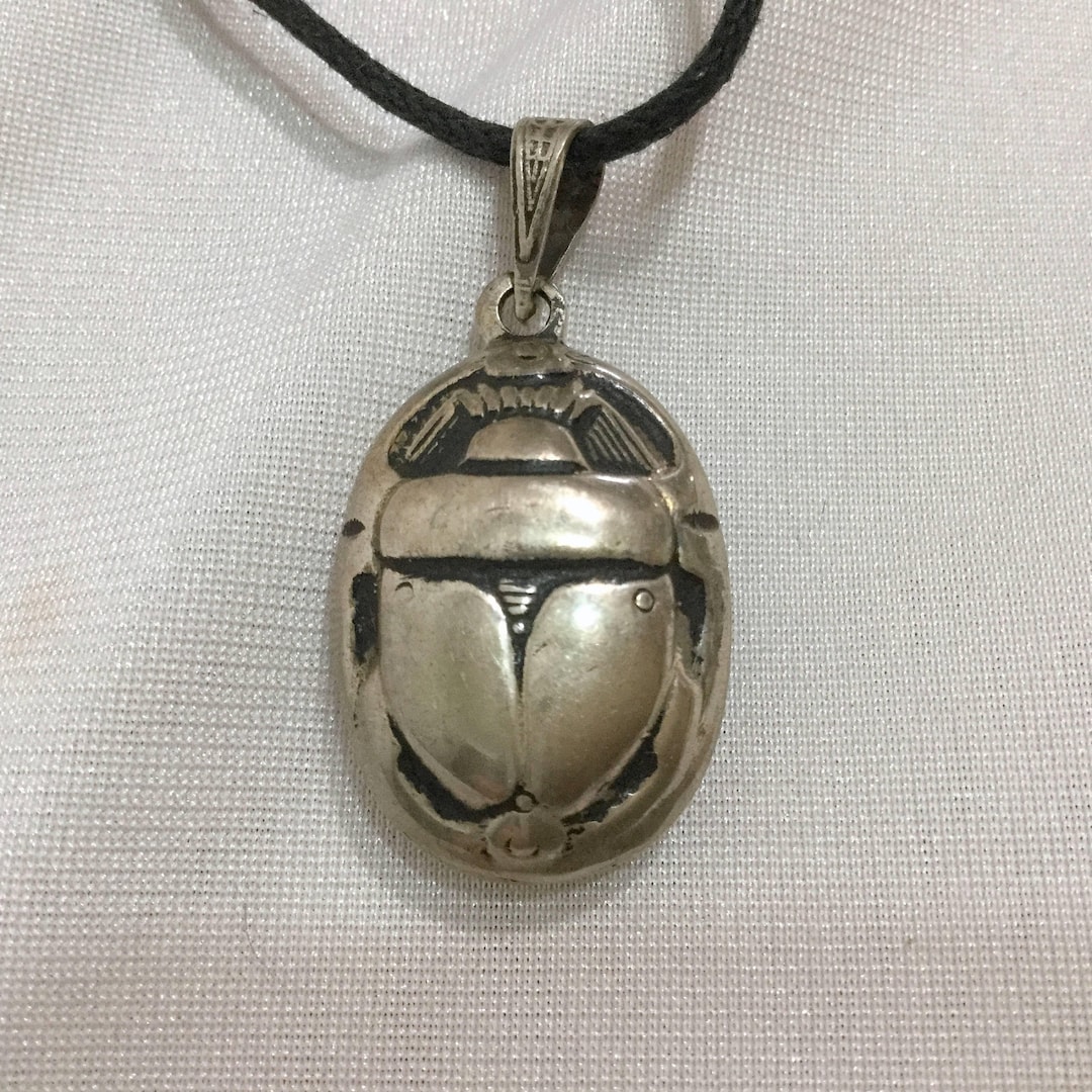 Ancient Egyptian Amulet Scarab Necklace Pendent - Etsy