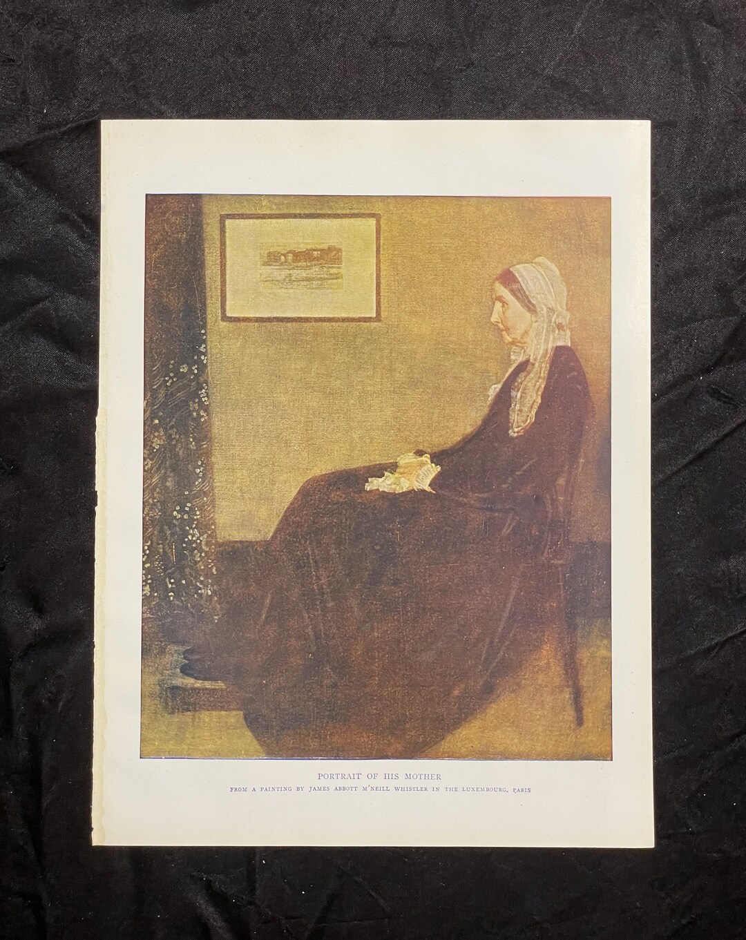 Whistler's Mother Art Print 1927 James Abbot Mcneill Lithograph - Etsy