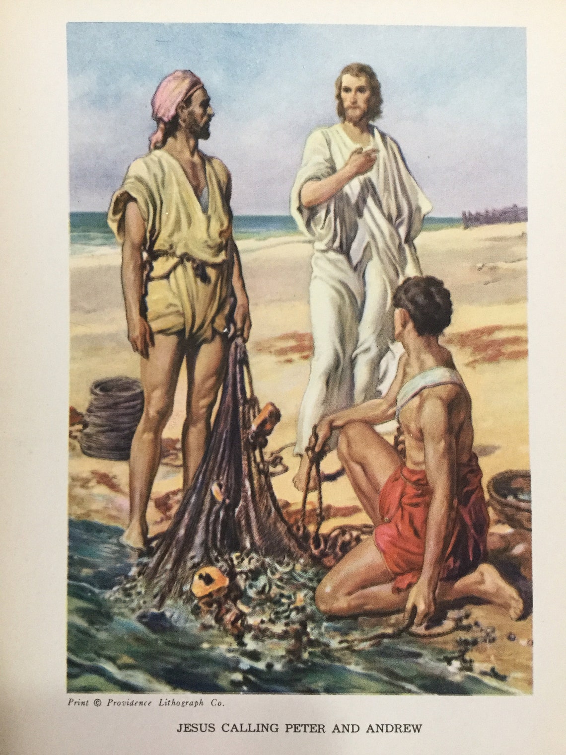 Jesus Calling Peter and Andrew Art Print Clive Uptton Providence ...