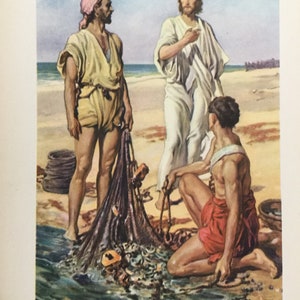 Jesus Calling Peter and Andrew Art Print Clive Uptton Providence ...