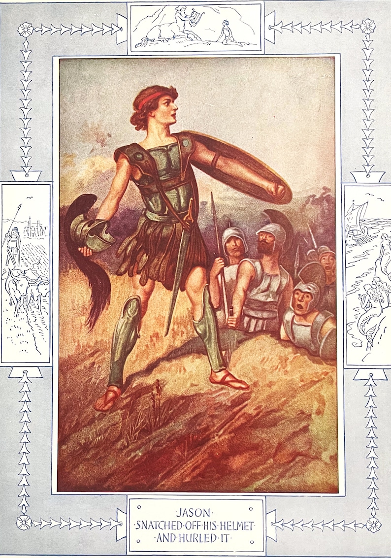 Jason and Argonauts 1927 Vintage Greek Mythology Fairy Tale - Etsy