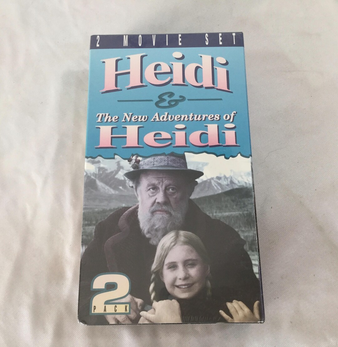 HEIDI & the New Adventures of Heidi 2 Pack VHS Set NEW 1994 Old Stock ...