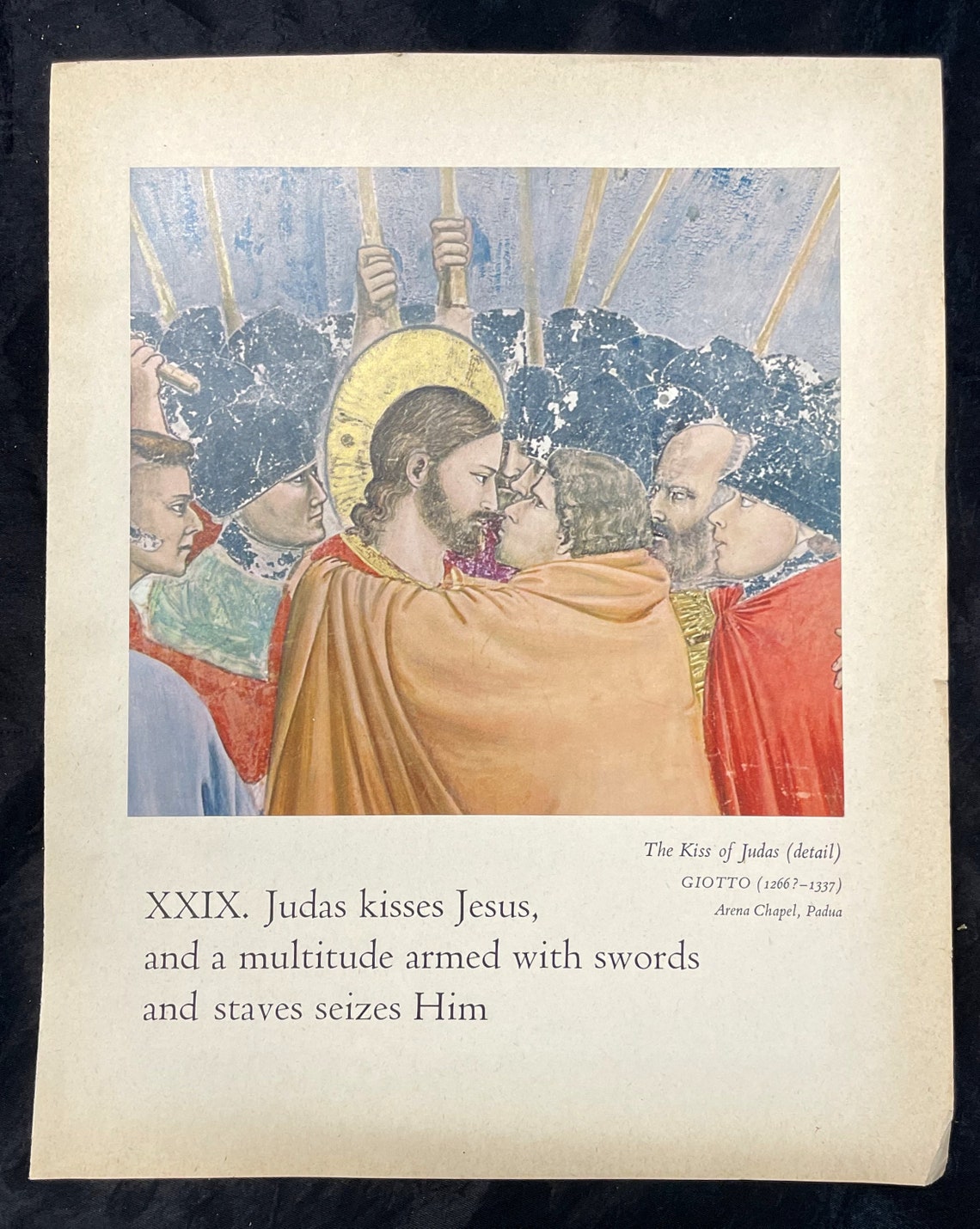 The Kiss of Judas GIOTTO Jesus Christian Art Vintage | Etsy