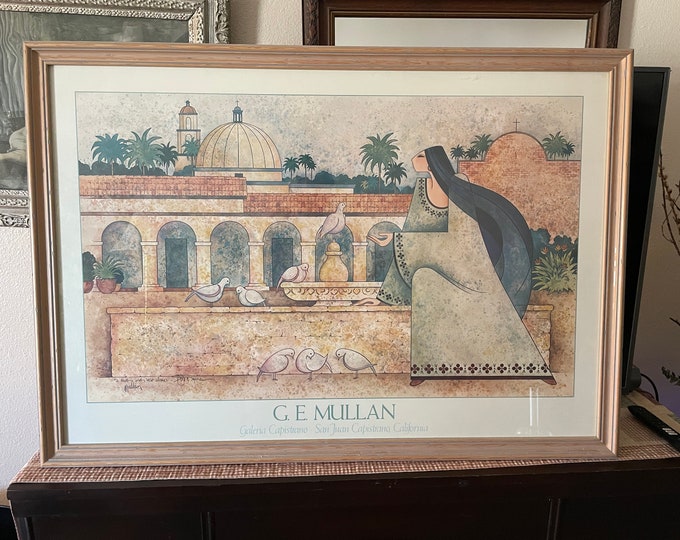GE Mullan San Juan Capistrano Native American Mission Signed - Etsy