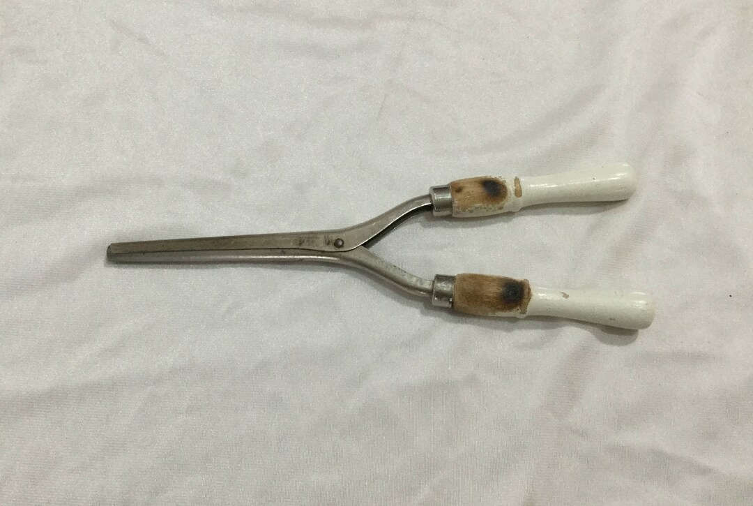 Curling Rod Flapper Curling Iron Antique Curling Rod Wood - Etsy