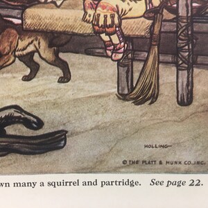 H.C. Holling 1935 Childrens Art Print Native American Minnesota Indian ...